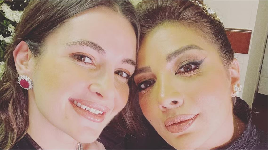 اصالة نصري تحتفل بمرور عام على زفاف ابنتها Jadeedoha